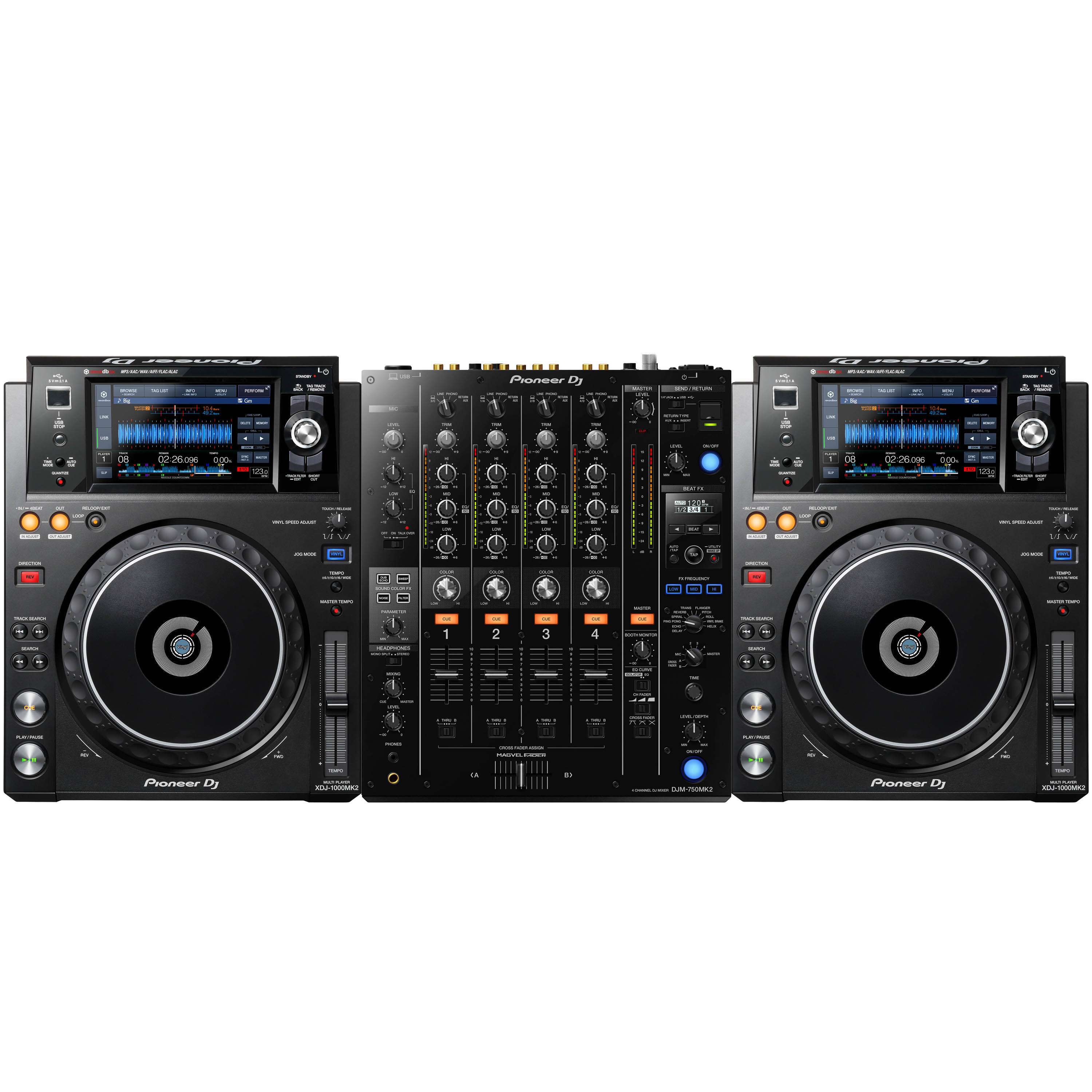 Pioneer DJ DJM-750 MK2 + XDJ-1000 MK2 Bundle - DJ-Technik.de
